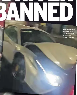 FERRARI CRASH BOOZE DRIVER BANNED - PressReader