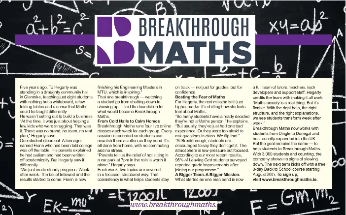 TJs ONLINE SCHOOL HELPING STUDENTS TO BREAKTHROU­GH MATHS - PressReader