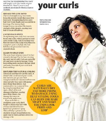 Why should you not straighten your curls - PressReader