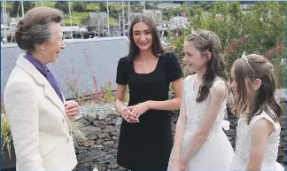 Princess Anne charms Tarbert - PressReader