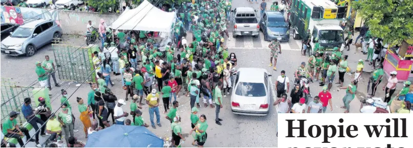 Hopie will never vote for JLP - PressReader