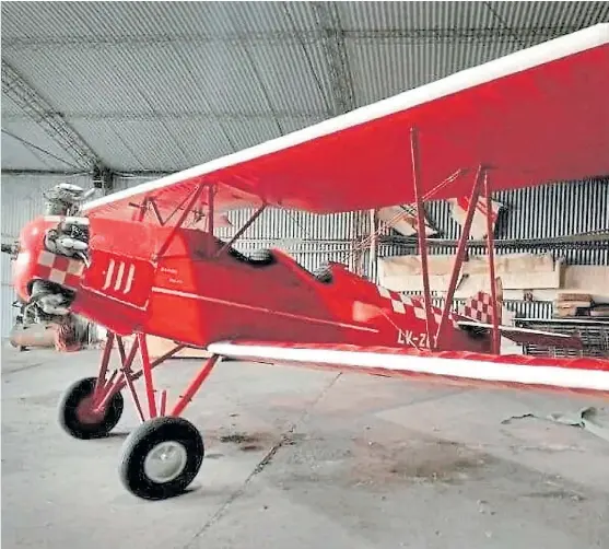 Rescatan del olvido un avión como el que usaba el legendario Barón Rojo ...