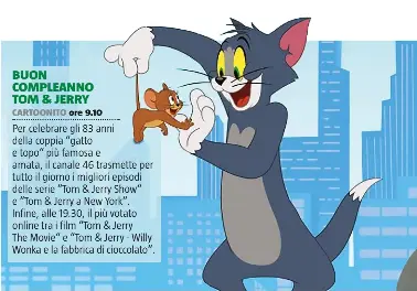 BUON COMPLEANNO TOM & JERRY - PressReader