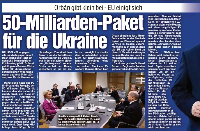 50-Milliarden-Paket für die Ukraine - PressReader