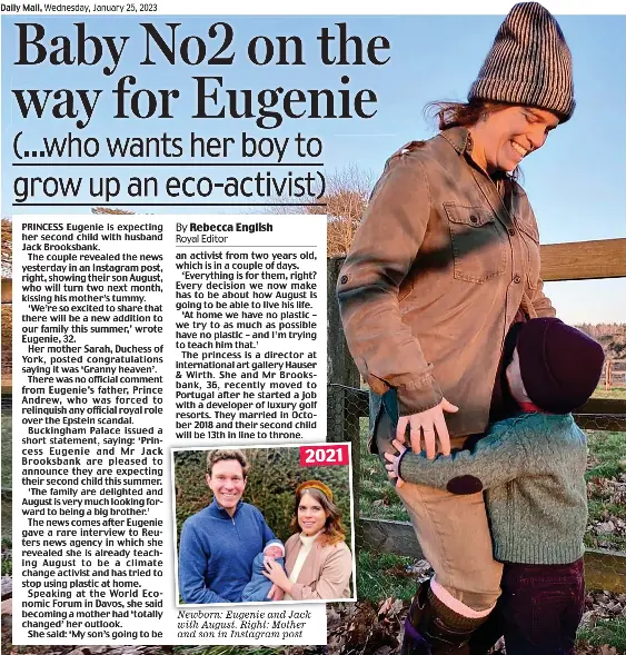 Baby No2 on the way for Eugenie - PressReader