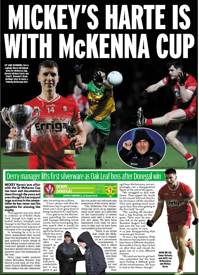MICKEY’S HARTE IS WITH McKENNA CUP - PressReader