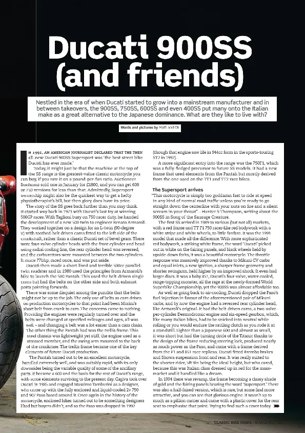 Ducati 900SS (and friends) - PressReader