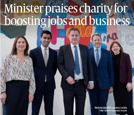 Minister praises charity for boosting jobs and business - PressReader