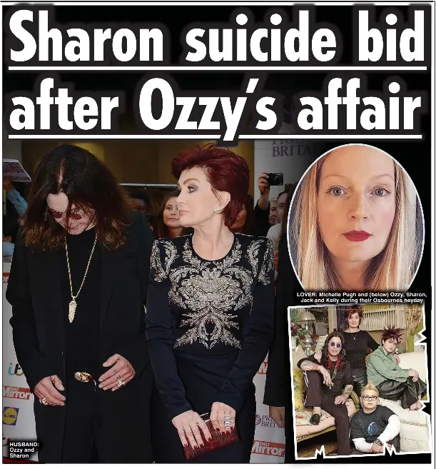 Sharon suicide bid after Ozzy’s affair - PressReader
