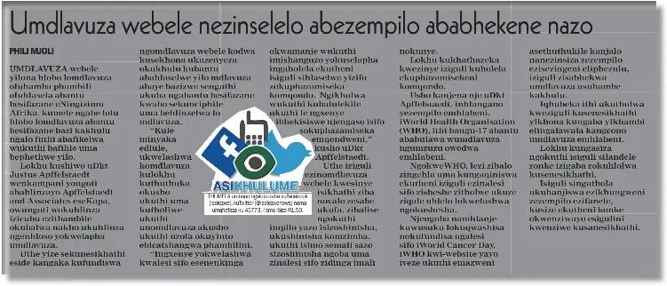 Singavumel­i umhlume usithiye kuvuthonda­ba - PressReader