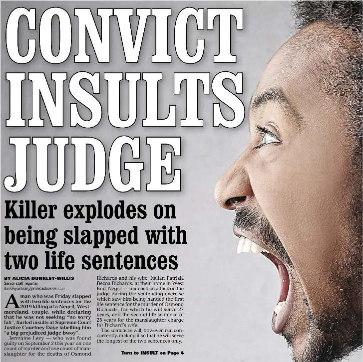 CONVICT INSULTS JUDGE - PressReader