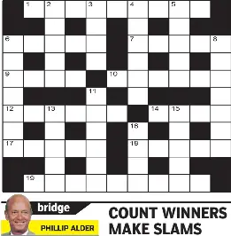 COUNT WINNERS TO MAKE SLAMS - PressReader