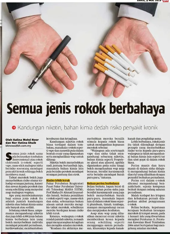 Sejarah revolusi rokok di Malaysia - PressReader