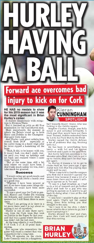 HURLEY HAVING A BALL - PressReader