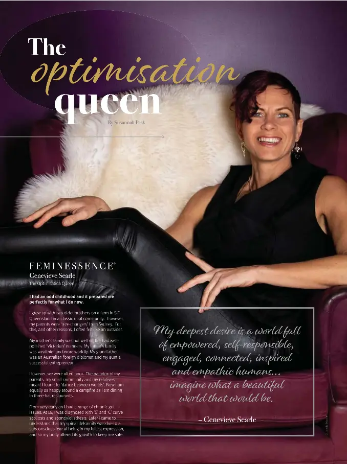 The optimisati­on queen - PressReader