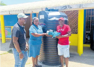 Promoters, PNP politician­s donate water pump, tanks to Negril Primary ...