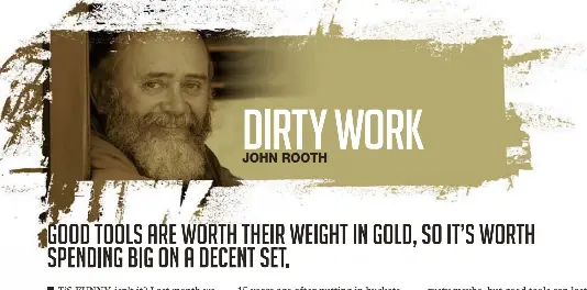 Dirty work JOHN ROOTH - PressReader