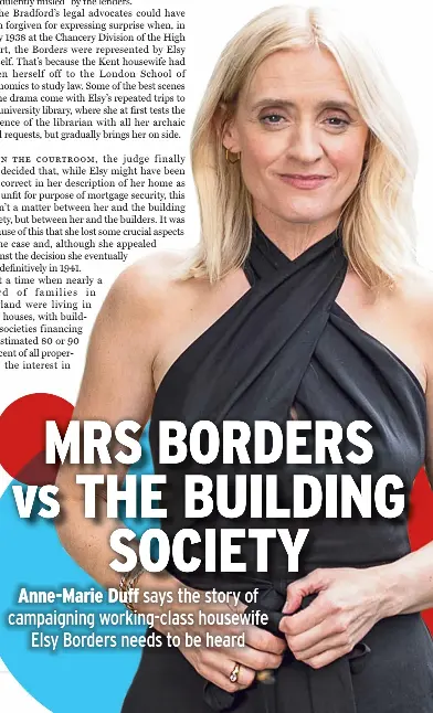 MRS BORDERS vs THE BUILDING SOCIETY Anne-Marie Duff - PressReader