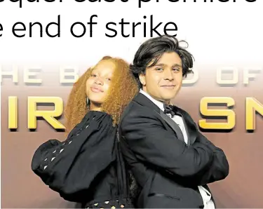 ‘Hunger Games’ prequel cast premiere film, welcome end of strike - PressReader