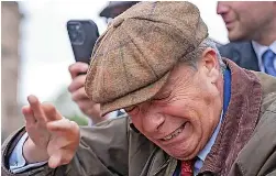 Man who threw coffee cup at Farage on bus avoids prison - PressReader