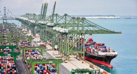 Singapore port congestion shows global ripple impact of Red Sea attacks ...