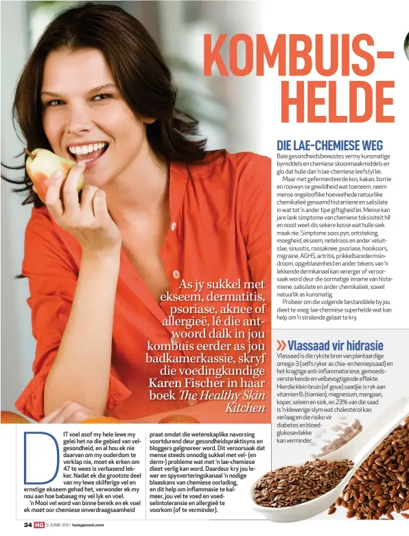 Eet reg vir ’n mooi vel en stralende gelaat - PressReader