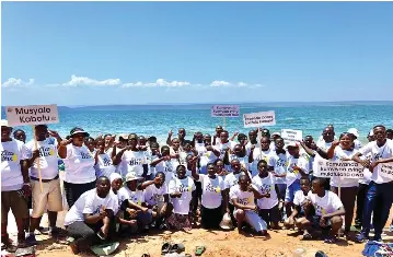 Unlocking Binga sand beach - PressReader