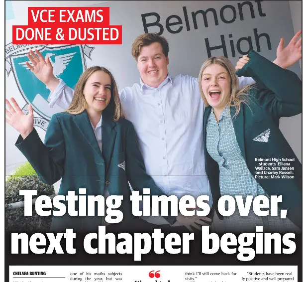 Testing times over, next chapter begins - PressReader