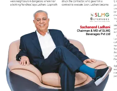 S N Ladhani: India’s Largest Independen­t Cocacola Bottler And Champion ...