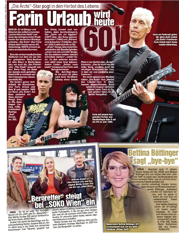 Farin Urlaub wird heute 60! - PressReader