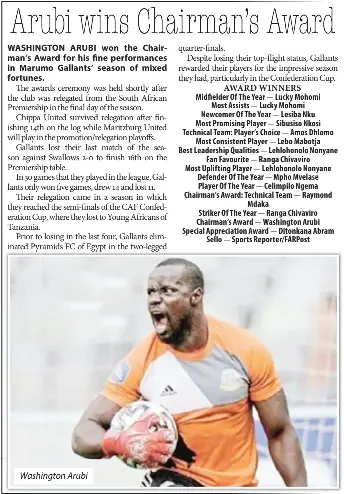 Arubi wins Chairman’s Award - PressReader