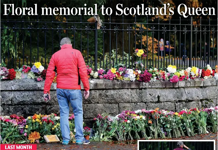 Floral memorial to Scotland’s Queen - PressReader
