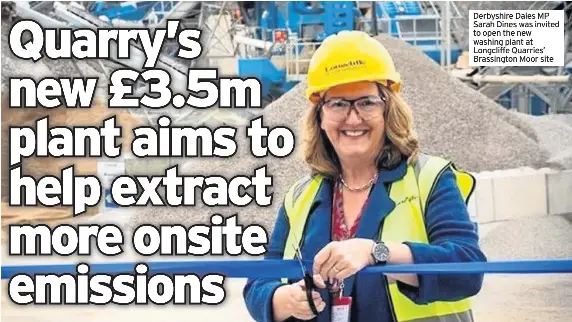 Quarry’s new £3.5m plant aims to help extract more onsite emissions ...