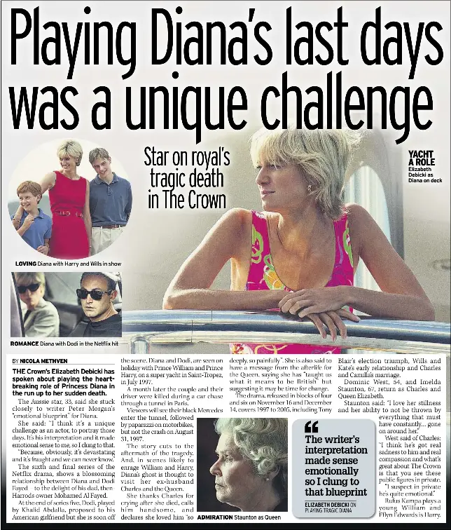 Playing Diana’s last days was a unique challenge - PressReader