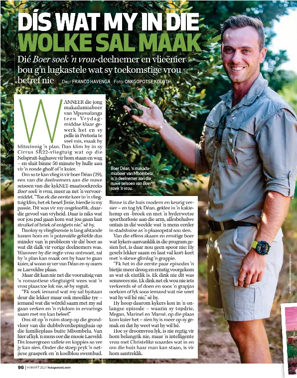 Boer Déan praat oor sy droomvrou - PressReader