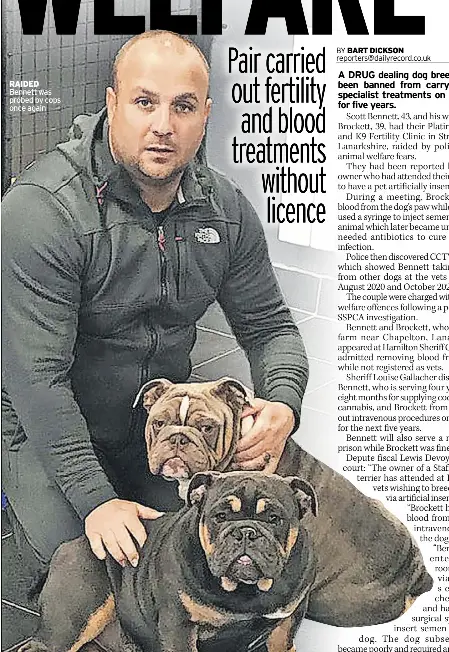 DRUG DEALER VET’S ANIMAL WELFARE RAP - PressReader