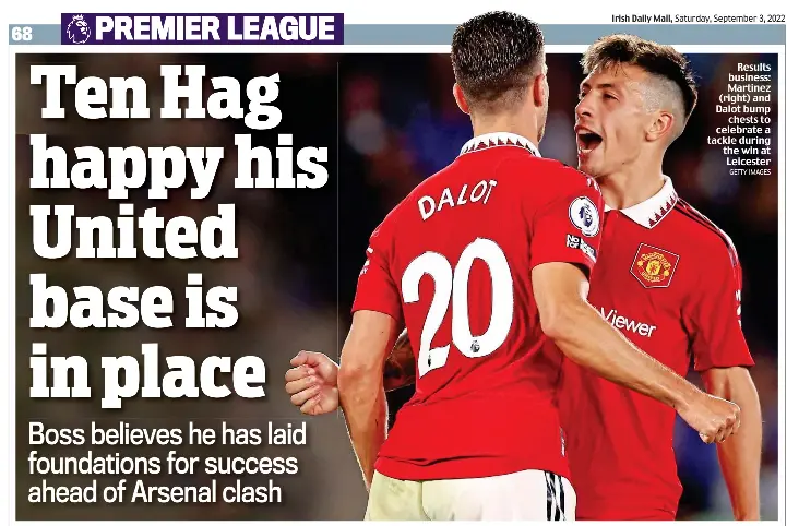 Ten Hag happy his United base is in place - PressReader