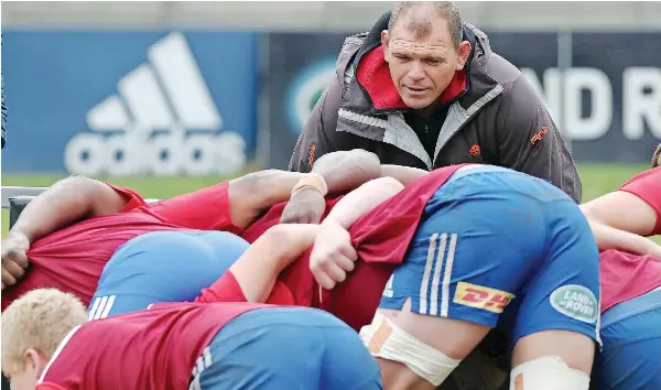 No place to hide against Boks, says scrum guru De Villiers - PressReader