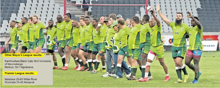 Hazyview defeat Ratels at Mbombela Stadium - PressReader
