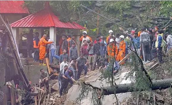 Over 50 killed in Indian Himalayas as rain triggers landslides - PressReader