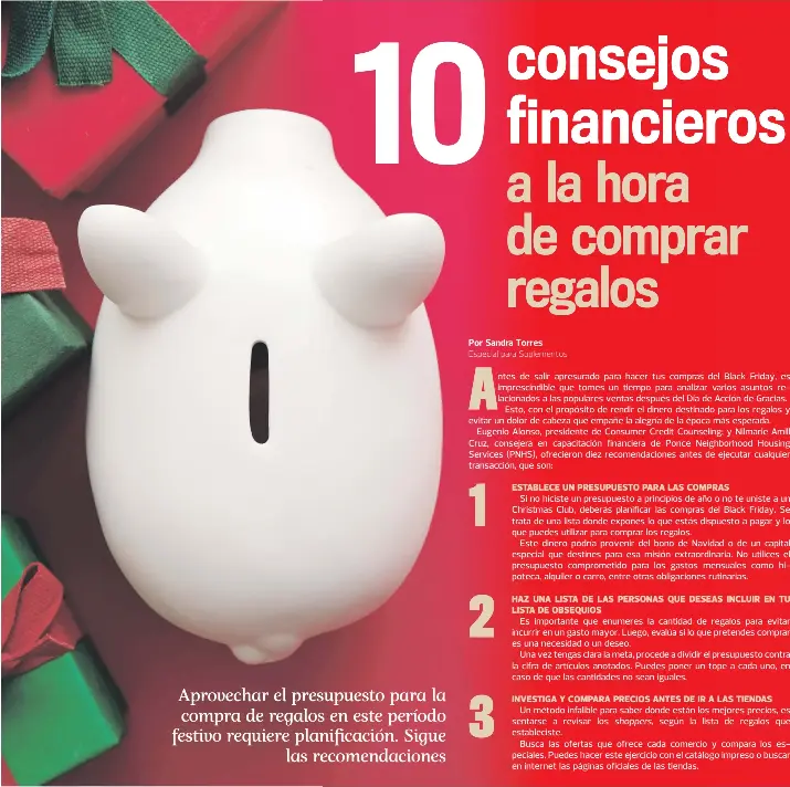 10 consejos financiero­s a la hora de comprar regalos - PressReader