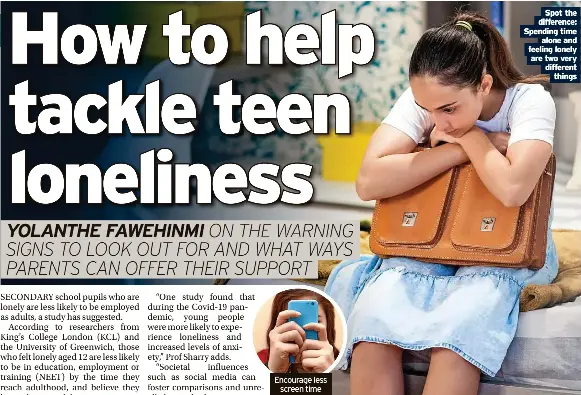 How to help tackle teen loneliness - PressReader