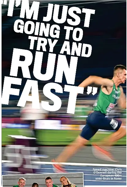“I’M JUST GOING TO TRY AND RUN FAST ” - PressReader