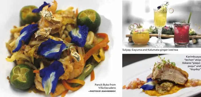 ‘Pancit buko,’ ‘bagnet’ with ‘karimbuaya,’ ‘pinatisang manok’ —regional ...