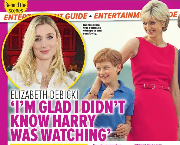 ELIZABETH DEBICKI ‘I’M GLAD I DIDN’T KNOW HARRY WAS WATCHING’ - PressReader