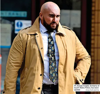 Punching cop sacked from force: - PressReader