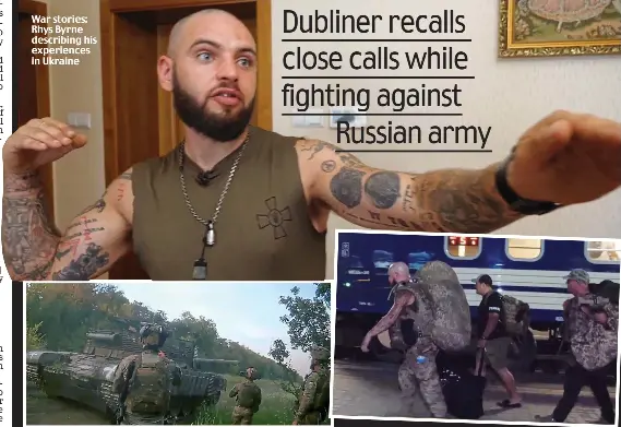 Irish soldier tells of ‘horror and slaughter’ on Ukraine front line ...