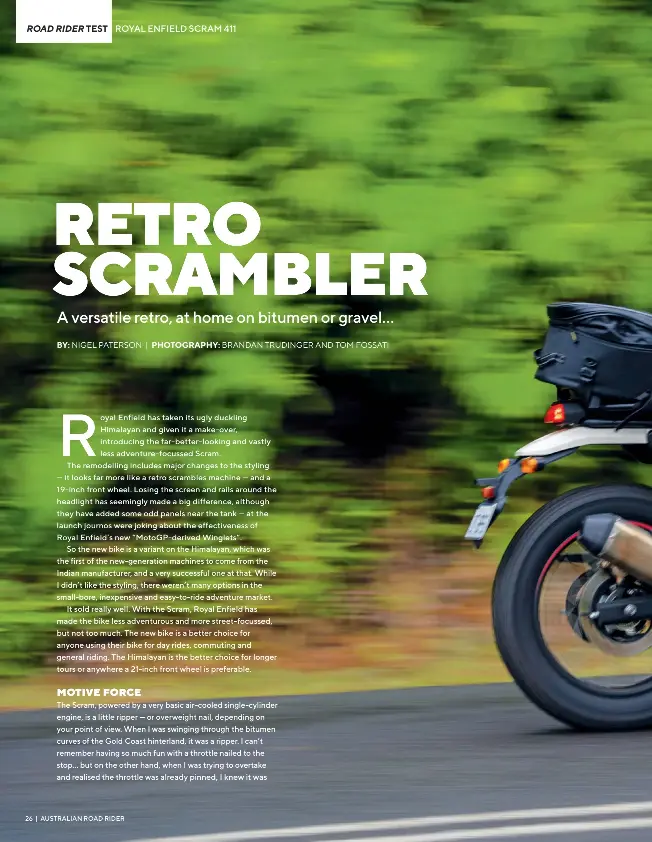 RETRO SCRAMBLER - PressReader