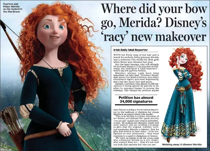 Where did your bow go, Merida? Disney’s ‘racy’ new makeover - PressReader