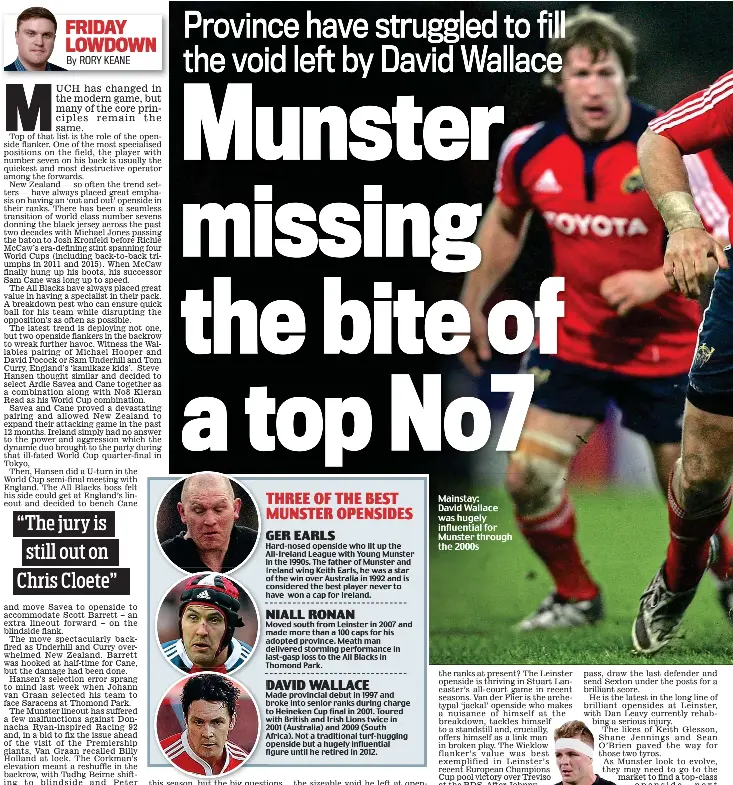 Munster missing bite of No7 - PressReader